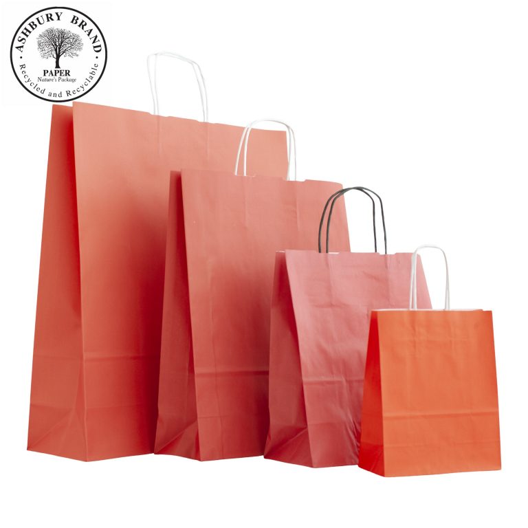 Colourful Flat Counter Bags – Paper Bags Ireland